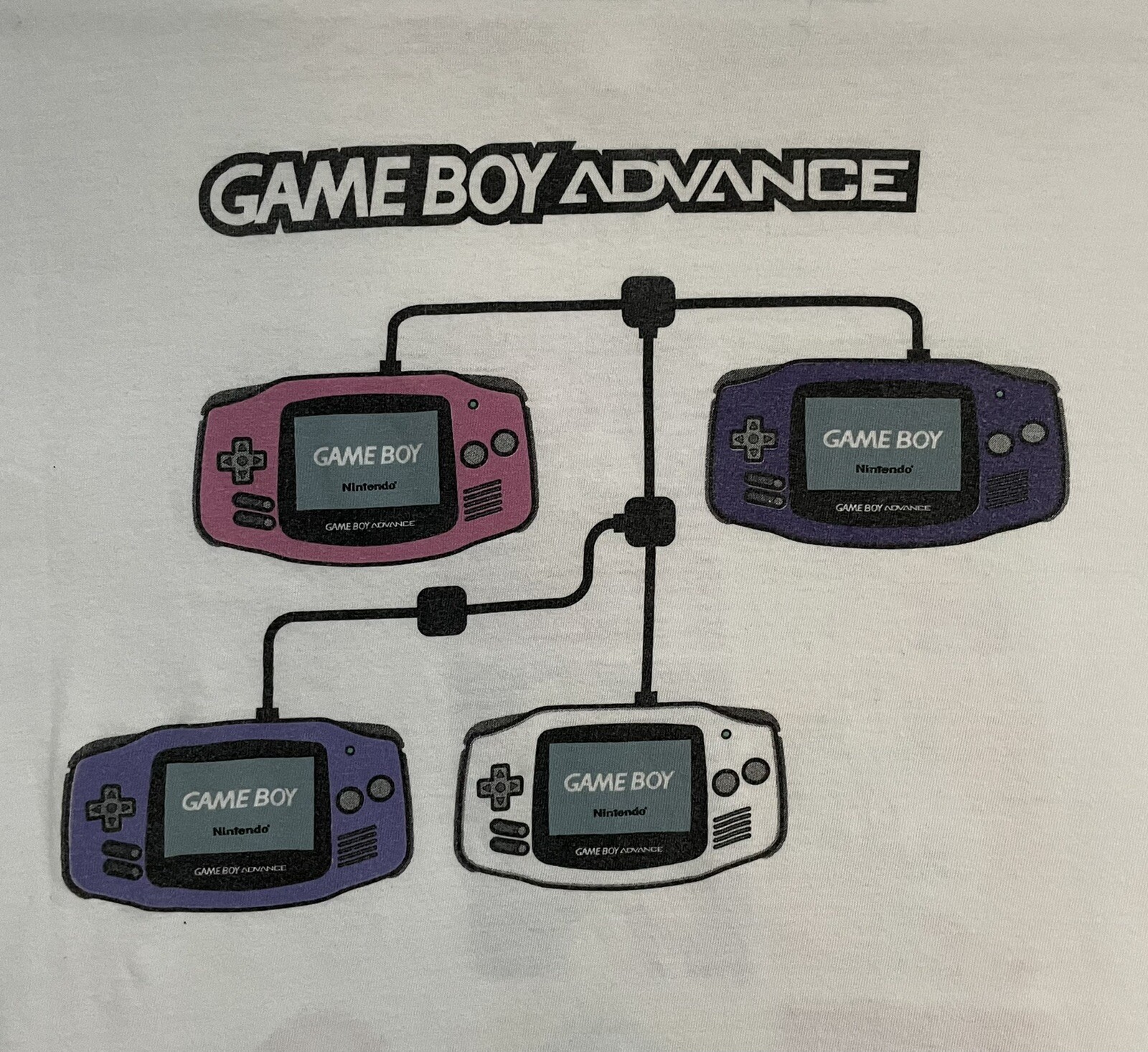 Vintage Nintendo Game Boy Advance European Promo Shir… - Gem