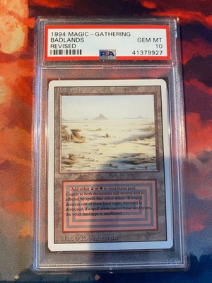 MTG Revised Badlands PSA 10 | eBay