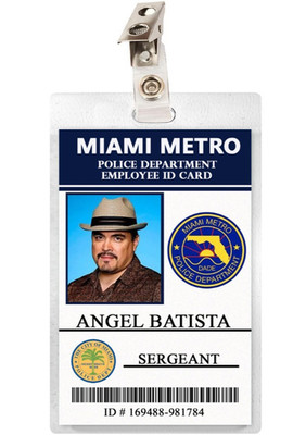 Angel Batista ID Badge Card Dexter Cosplay Laminate Horror Halloween | eBay