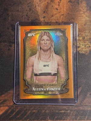 2025 Topps Chrome UFC MANON FIOROT Orange #25/25 ALLEN GINTER BOOKEND ...