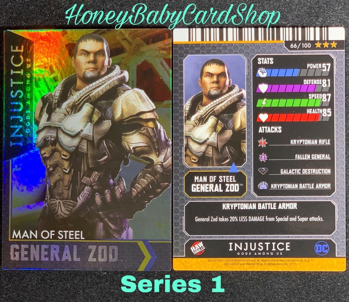 General Zod Injustice Card
