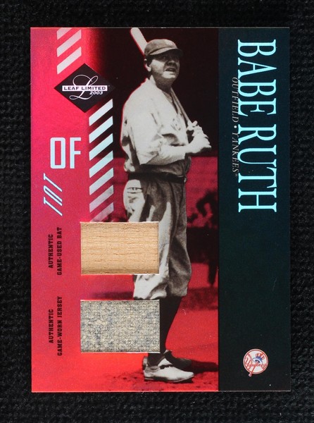 2003 Leaf Limited - TNT #152 Babe Ruth /5 (MEM) for sale online | eBay