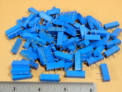 Bourns 3006 Trimpots 5K Ohms 3006P-502 Qty 90 NOS Potentiometers 15 ...