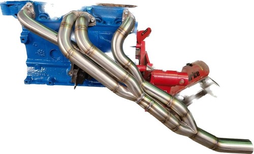 Ford cortina Mk1/mk2 Exhaust Manifold Crossflow, stainless Steel. Tig ...