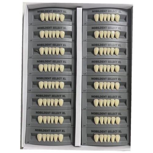 96pc SELECT XL Dental Acrylic Resin Denture Teeth DIY Upper Lower Full ...