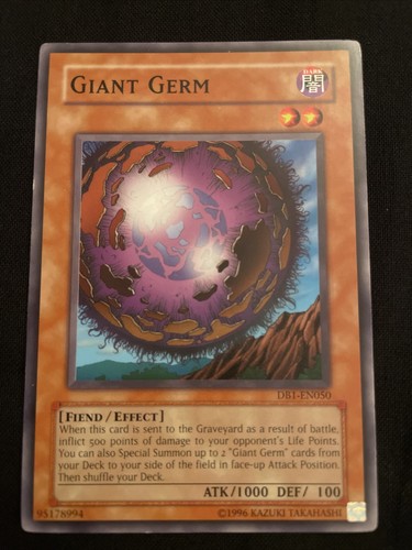 Yugioh | Giant Germ | Common | DB1 EN050 Unlimited | eBay