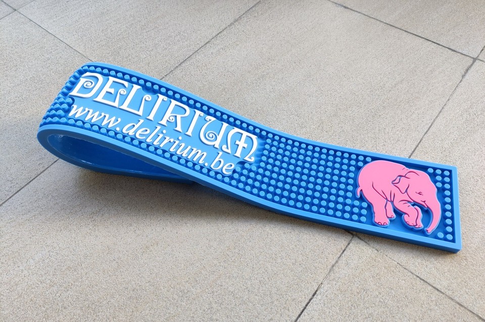 Delirium Rubber Drip Mat Bar Mats Spill Mat Bar Runner Beer Coasters ...