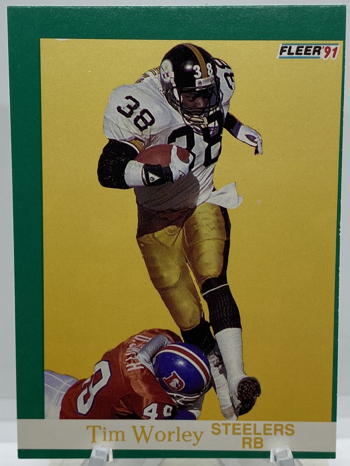 1991 Fleer Football Tim Worley #169 Pittsburgh Steelers (db) | eBay
