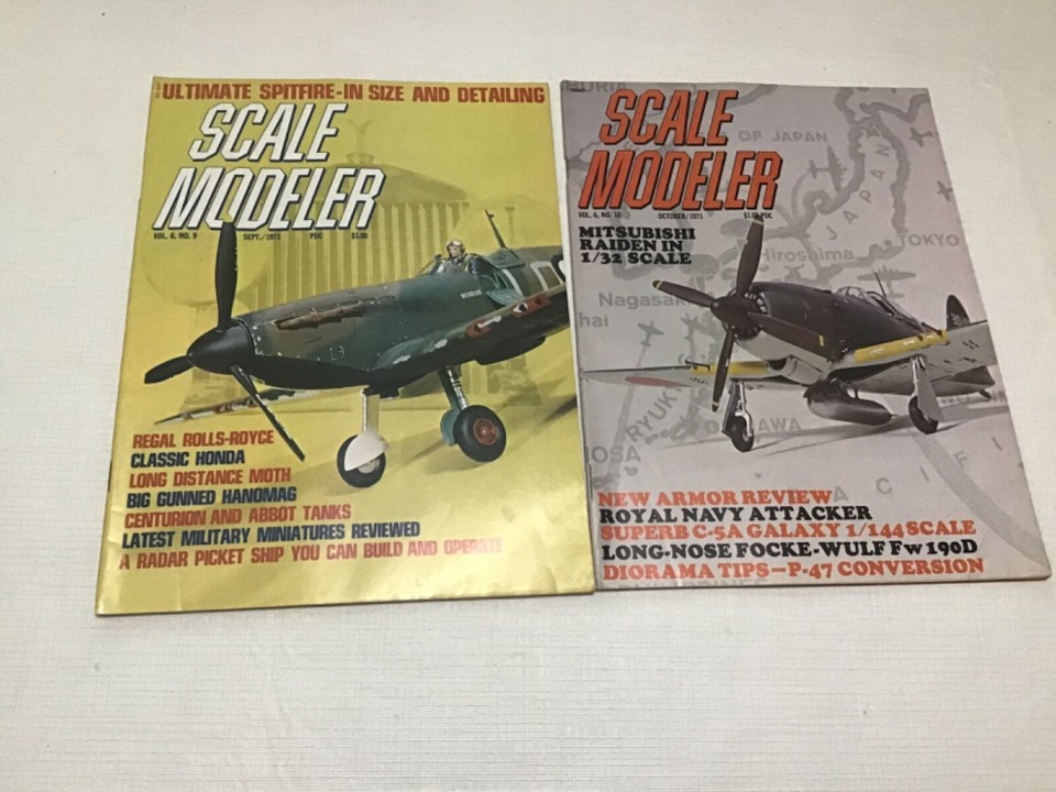 Scale Modeler Magazine Lot of 12 Magazines 1971 Complete | eBay