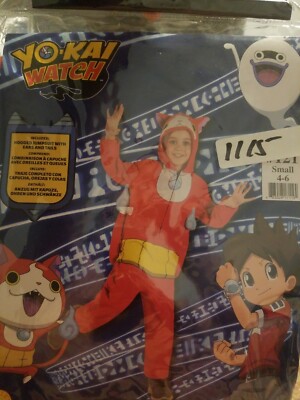 Yo-Kai Watch Jibanyan Boys Costume Small Hooded Jumpsuit #433 | eBay