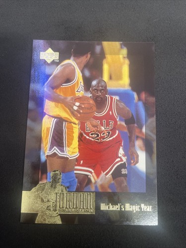 1996 Upper Deck Michael Jordan Collection #JC21 Jumbo 3x5 Chicago Bulls ...