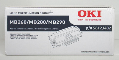 Genuine OkiData MB260 MB280 MB290 ( 56123402 ) 5.5K Oki Toner - (New ...