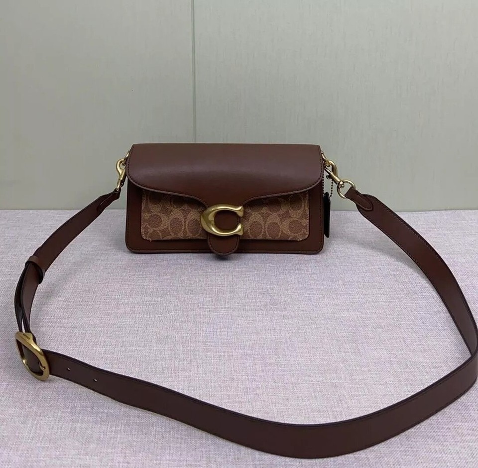 COACH Tabby 26 Shoulder Bag Signature Maple C1032 Outlet New | eBay