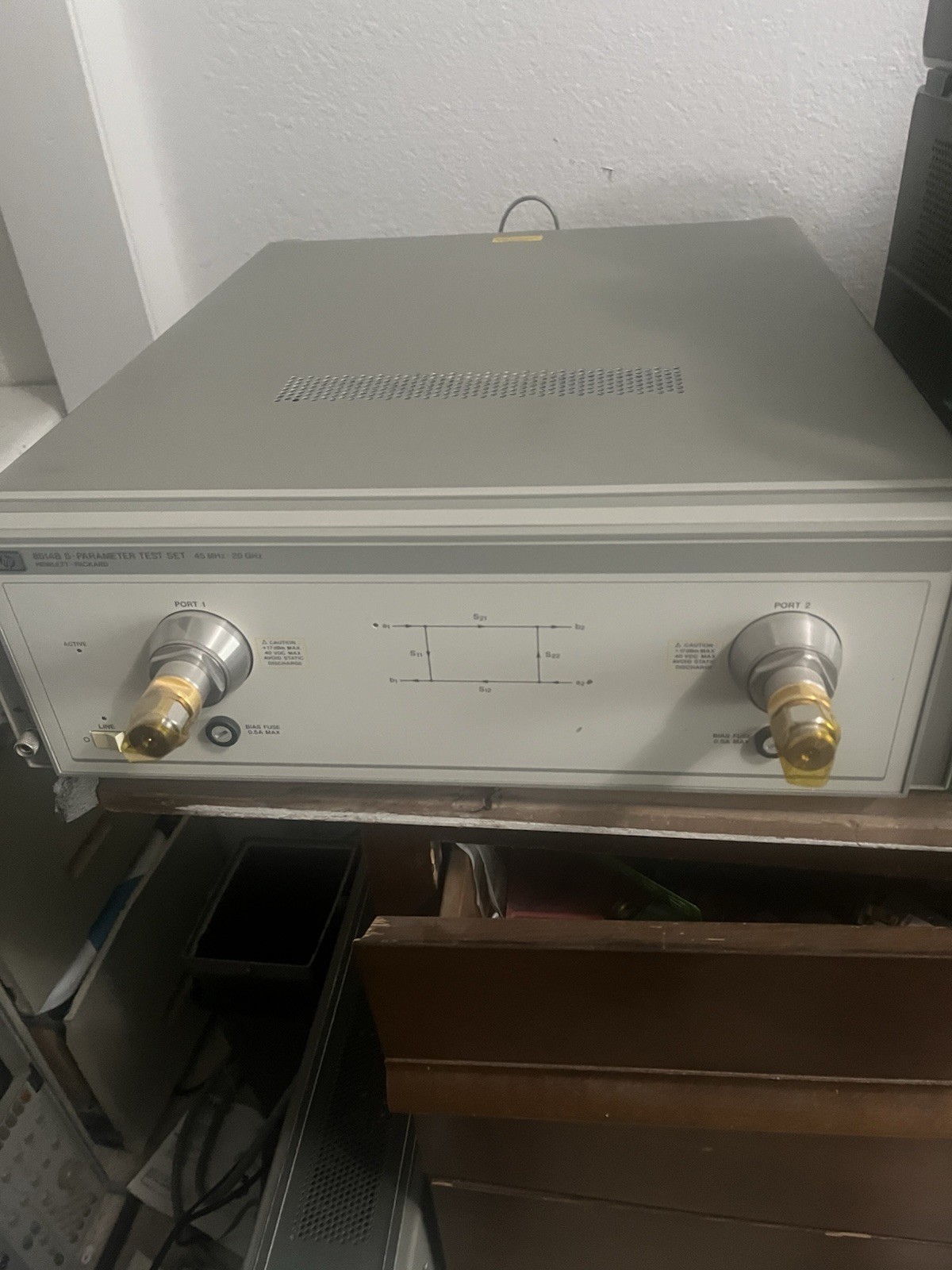 HP / Agilent / Keysight 8514B S Parameter Test Set 45 MHz-20 GHz W ...