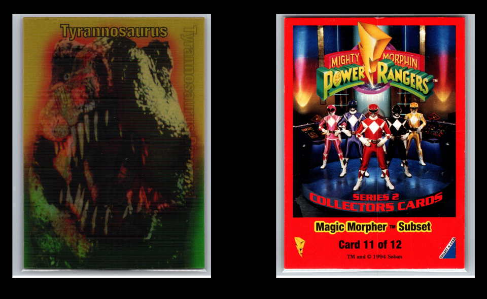 1994 Mighty Morphin Power Rangers Series 2 Magic Morphers 12-Card ...