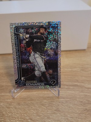 2025 Topps Series 1 Celebration Confetti Parallel #258 Xavier Edwards ...