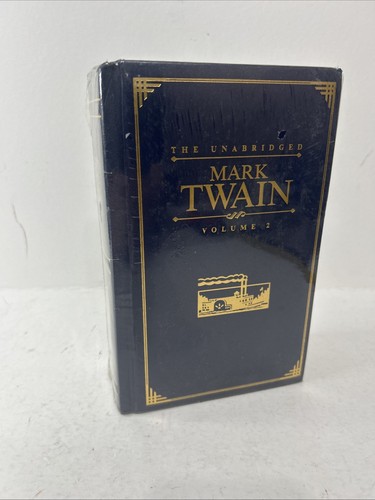 Vtg 1979 The Unabridged Mark Twain book Vol. 2 Leather Samuel Clemens ...