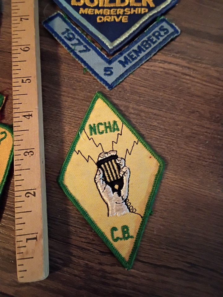 9 NCHA Jacket PATCHES 1970s National Camping Hiking Association Vintage ...