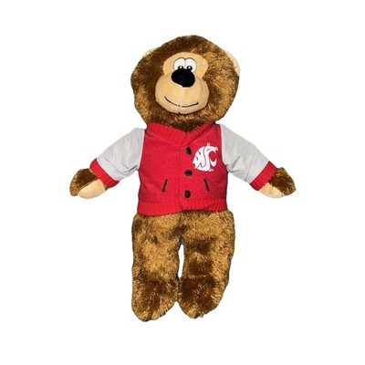 Washington State University Cougars Stuffed Plush Teddy Bear - 14" VERY ...