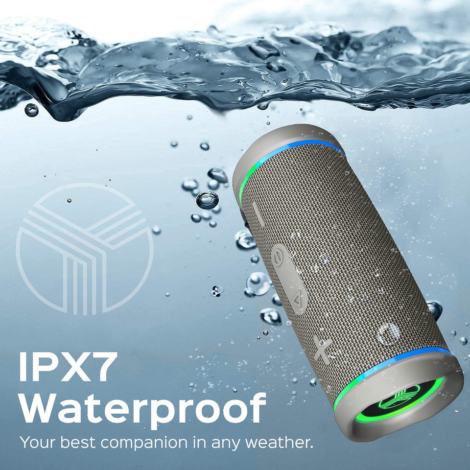 TREBLAB HD77 Gray - Premium Bluetooth Portable Speaker - 360° HD ...