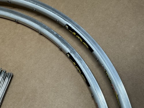 Mavic Open Pro Rims 700c Pair 32h w/DT Swiss DB Spokes Road/Touring ...