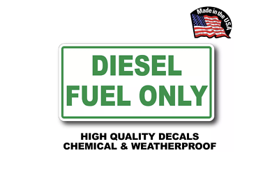 diesel only decal 5 pieces lot made in USA high quality and gloss | eBay