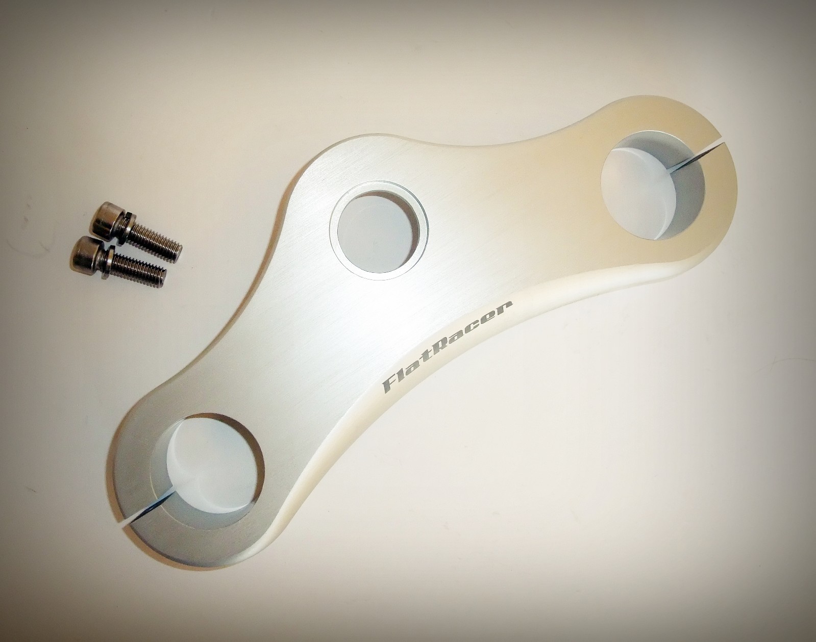 BMW R65 R80 R100 Monolever 85 on Cafe Racer fork yoke billet alloy ...