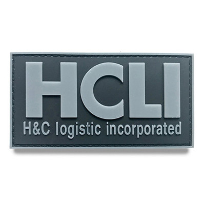 HCLI H&C LOGISTIC INCORPORATED USA ARMY PVC BADGE RUBBER TACTICAL HOOK ...