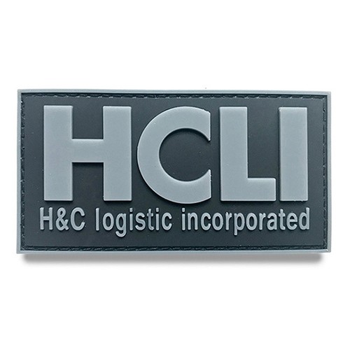 HCLI H&C LOGISTIC INCORPORATED USA ARMY PVC BADGE RUBBER TACTICAL HOOK ...