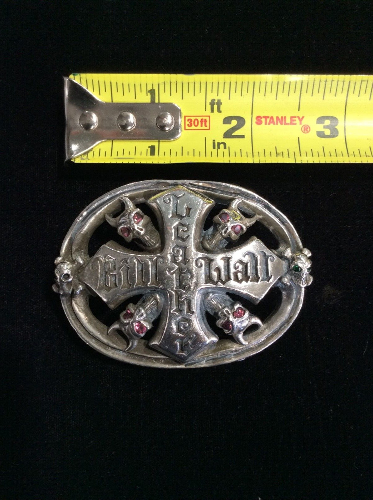 BILL WALL 1985 - 2005 20th ANNIVERSARY SKULL W/STONES… - Gem