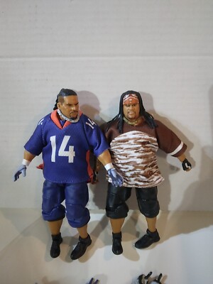 WWE Elite Legends 23 Jamal & Rosey 3 Minute Warning Figure Lot Set ...