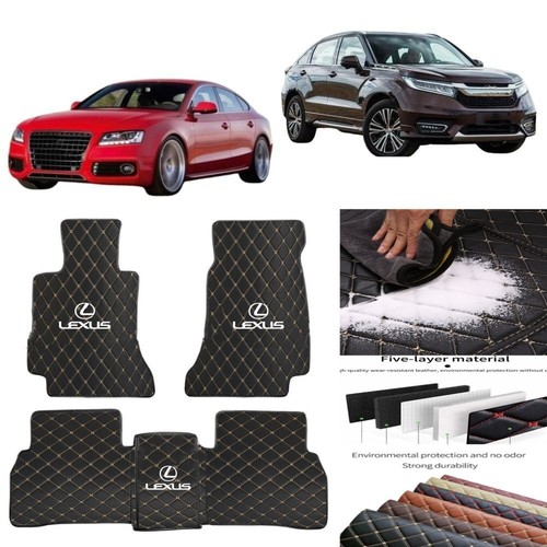 For Lexus All Models Custom Car Floor Mats Auto Carpets Front & Rear ...