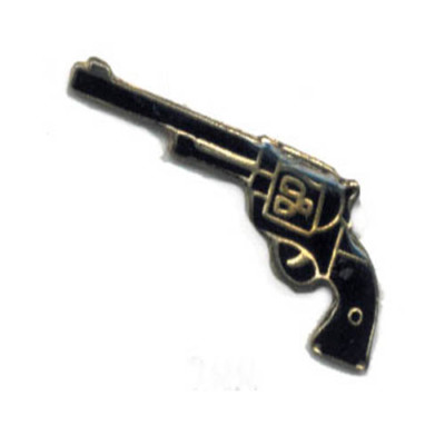 Gun Six Shooter Long Barrel Lapel Hat Pins Western Gun Pin FAST USA ...