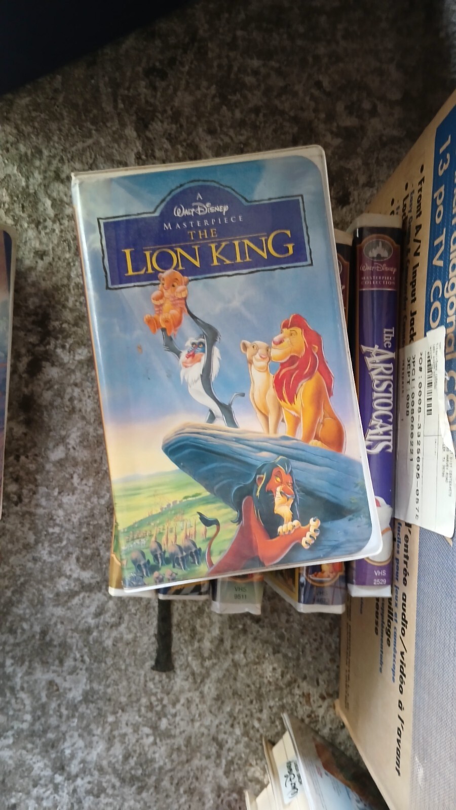 ORIGINAL ! RARE ! THE LION KING VHS (WALT DISNEY MASTERPIECE COLLECTION ...