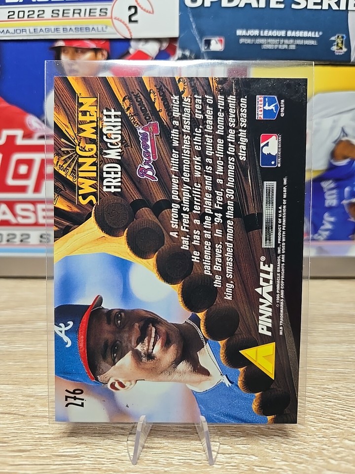 1995 Pinnacle Fred McGriff Swing Men #276 | eBay