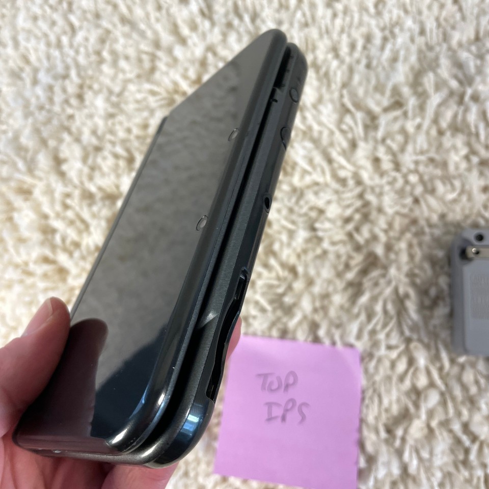 Nintendo “New” 3DS XL Metallic Gray Handheld Console System RED-001 Top ...