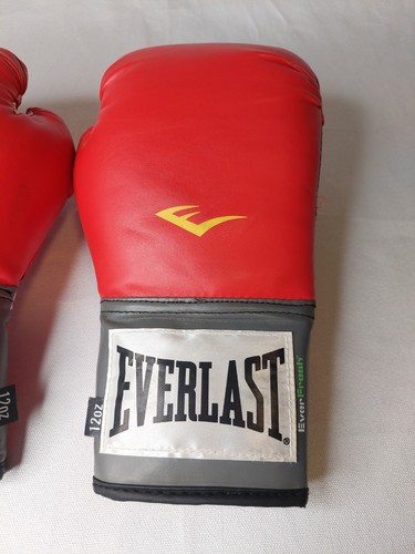 Everlast Elite Pro Style Training Boxing Gloves Ever Fresh - RED - 12 ...
