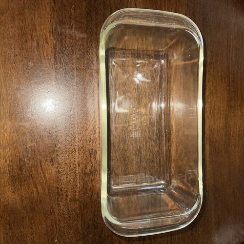 PYREX 1960's Vintage 213 Clear Glass Loaf Pan - 22 x 11x 6 cm Baking ...
