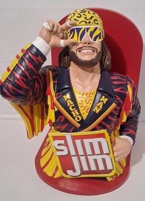 Slim Jim Macho Man Randy Savage 2021 Collectors Display Slim Jim Holder ...