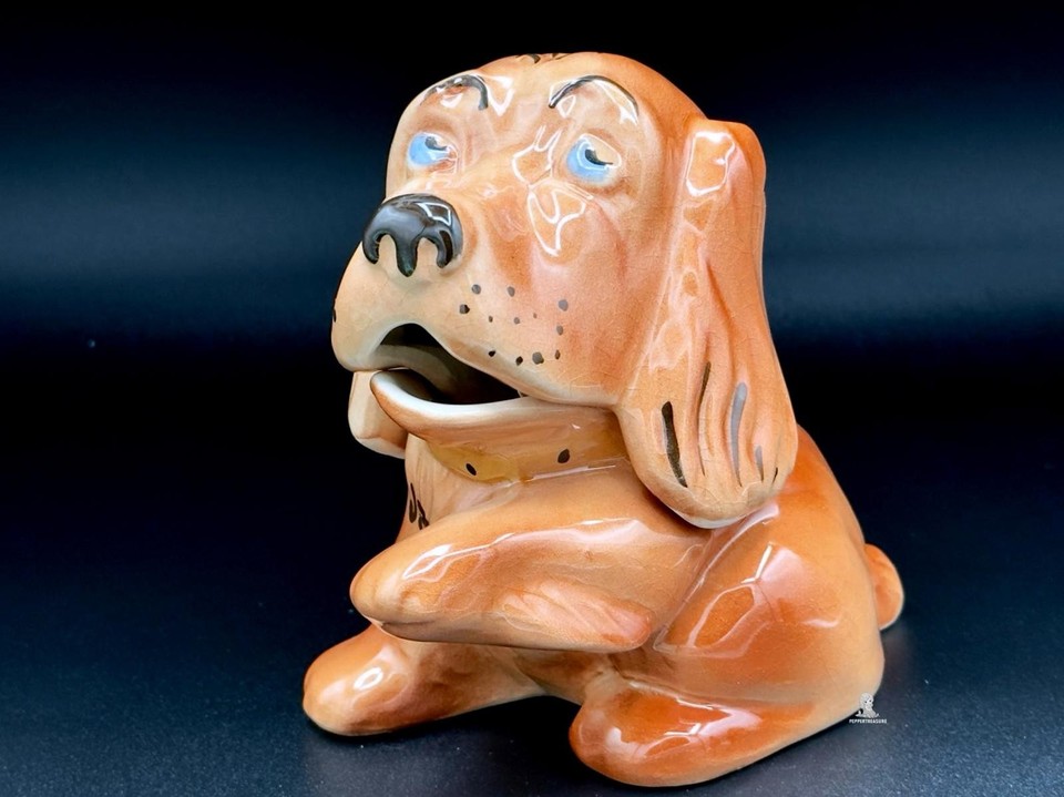 🐾Vintage Dog Jam Jar Canister 🐶 Ceramic Pottery Kitchenwar Retro ...