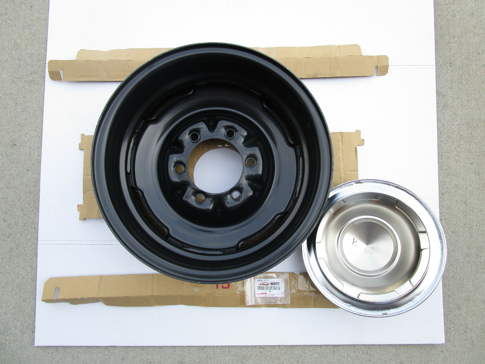 79 - 83 TOYOTA PICKUP 4X4 REAR 15" STEEL WHEEL WITH CENTER CAP RIM QTY ...