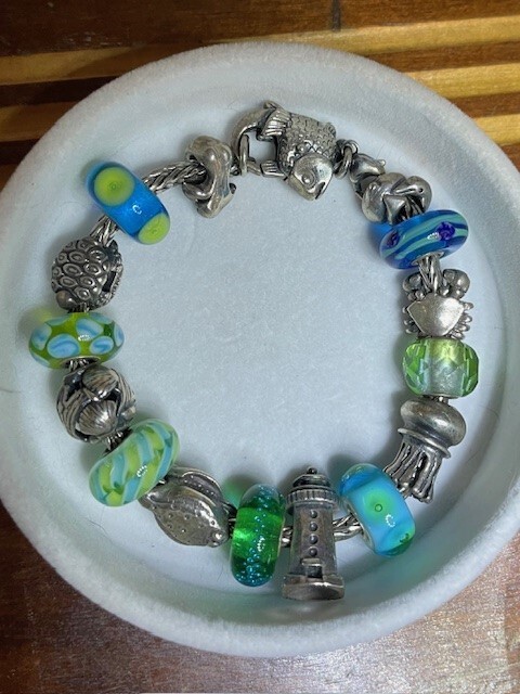 Trollbeads Ocean Themed Complete Bracelet | eBay