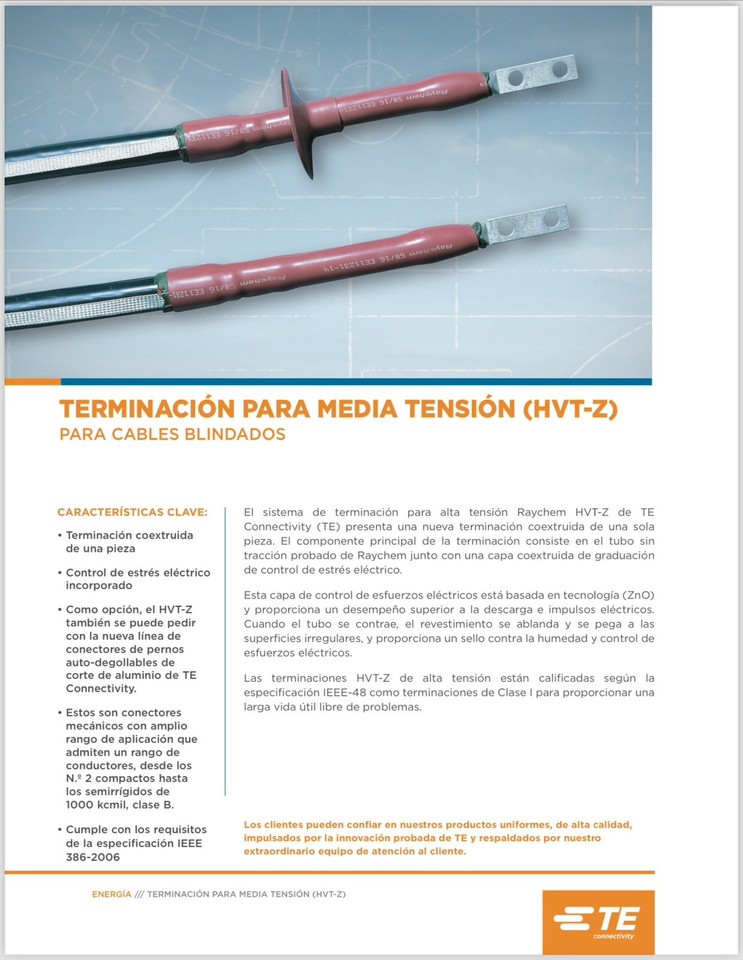 TERMINATION HVT-Z-152-SG RAYCHEM TE (KIT 3 tips) New 2024. | eBay