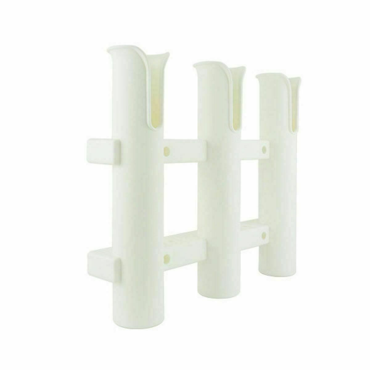 Plastic 3 Tube Fishing Rod Holder Rack for Marine Boat Car RV w/Tools ...