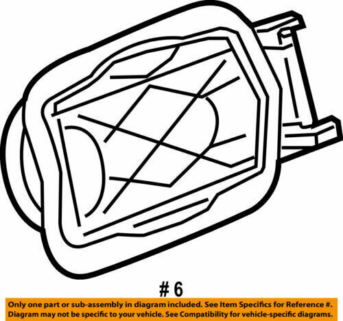 OEM BMW X6 F16 F86 X6 28IX 30DX 35I 35IX 40DX 50IX COVER POT ...