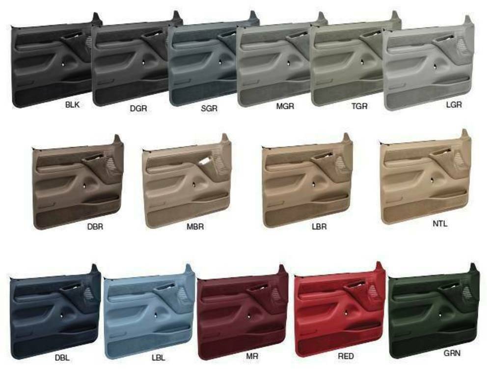 Coverlay 17-92-BLK for 99-02 VW Beetle Black Replacement Door Panel ...