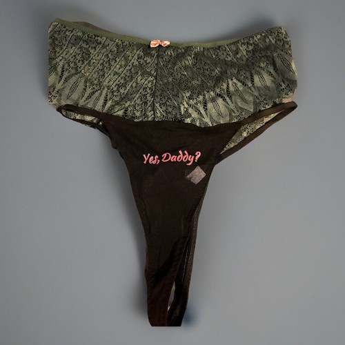 Women’s Sexy Panties Xl NWOT Green Cheeky & Yes Daddy? Black Thong | eBay