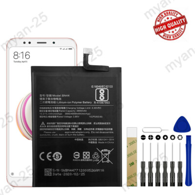 New BN44 Battery Replacement For Xiaomi Redmi 5 Plus 3900 mAh Tools | eBay