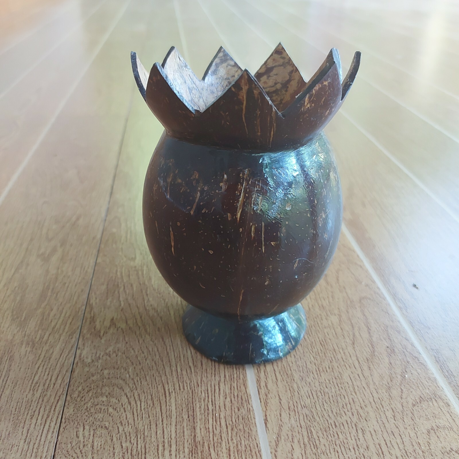 Coconut shell Flower vase hand made natural ECO FRIENDLY | eBay