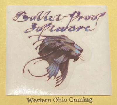 Bullet-Proof Software Logo Window Sticker Decal NEW | eBay